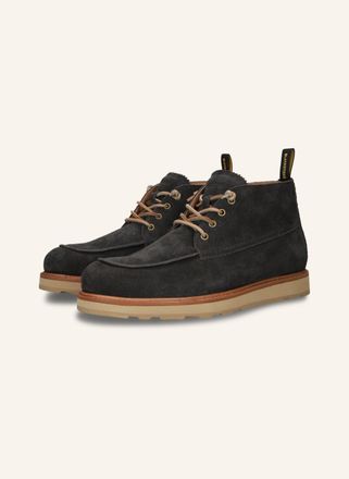 Blackstone Schn&uuml;rboots grau