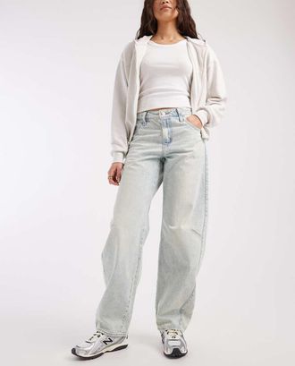 Levi's Jean baggy coupe dad ample - Gris