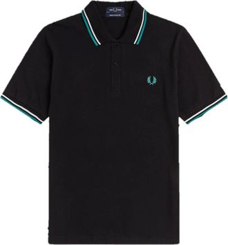 Fred Perry Polo M12 - Homme - Tops - Bleu - Taille: XS