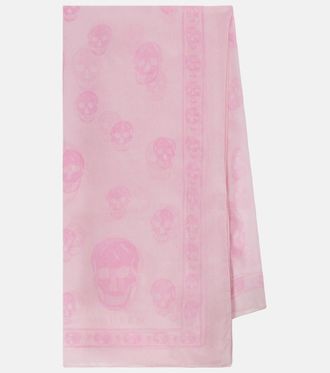 Alexander McQueen Foulard en soie imprim&eacute;