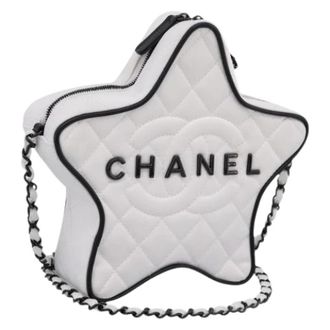 Chanel Pre-owned Vintage Satin Shoulder Bag - - Pre-owned - Damen - Wei&szlig; - ONE SIZE