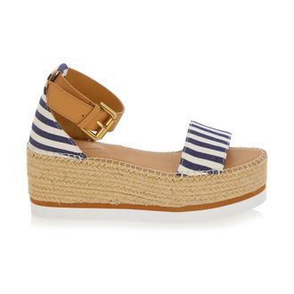 See By Chlo&eacute; Femme, Chaussures, Bleu, Taille: 39 EU Platform Glyn Seasonal
