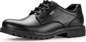 Gabor Homme Chaussures à Lacets, Monsieur Chaussures Confortables,Gore-TEX,Cuir certifié,Semelle Amovible,Flexible,Noir (Black) / 01,41 EU / 7.5 UK