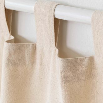 Sklum Gardine aus Baumwolle (140x260 cm) Zitra Creme-Beige