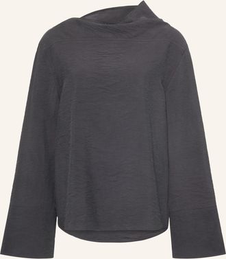 SOEUR Soeur Blusenshirt Laila Mit Seide grau