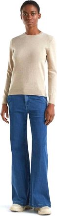 Benetton Pullover G/C M/L 1002D1K01 Damenpullover, Beige 562 V2, S