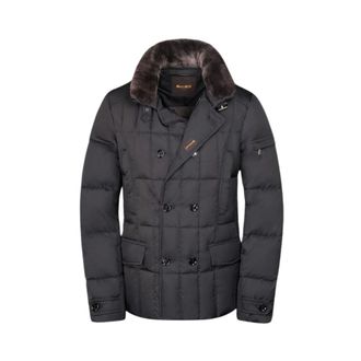 Moorer Homme, Vestes, Noir, Taille: 3XL Siro-Km Jacket
