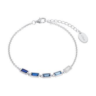 s.Oliver Armband 925 Sterling Silber/Edelstahl f&uuml;r Damen, Armschmuck, Motiv, Kommt in Schmuck Geschenk Box