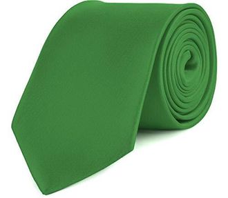 Ladeheid Cravate Large Diversité de Couleurs Accessoire Vêtement Homme KP-8(Vert, 150cm x 8cm)