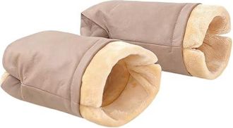 Generico Moufles pour guidon de poussette, doublure polaire pour poussette, accessoire pour climat froid, pour promenades en plein air, voyages et excursions p