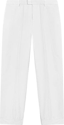 Dondup Homme, Pantalons, Blanc, Taille: W32 Pantalon en coton m&eacute;lang&eacute;