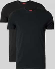 HUGO BOSS T-Shirt mit Logo-Print im 2er-Pack Modell HUGO-Round