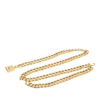 Chanel Ceinture Pre-owned - Femme - Pre-owned - Jaune - Taille: ONE Size