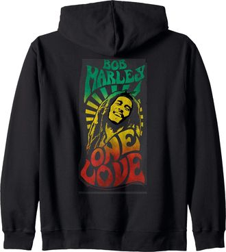 Bob Marley Offizielles Bob Marley One Love Reggae Vintage Retro Kapuzenjacke
