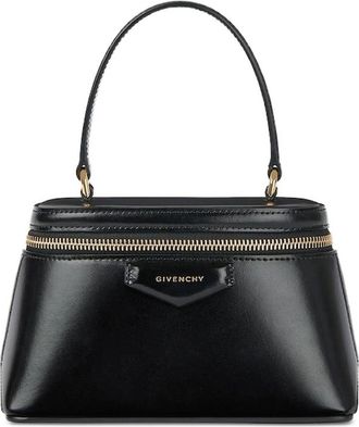 Givenchy Antigona Vanity Bag In Box Leather With Chain