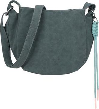 Fritzi Aus Preu&szlig;en Fritzi aus Preu&szlig;en sac &agrave; &eacute;paule bandouli&egrave;re Sue02 Suede Jacky Crossbody Soft Grey Blue bleu gris