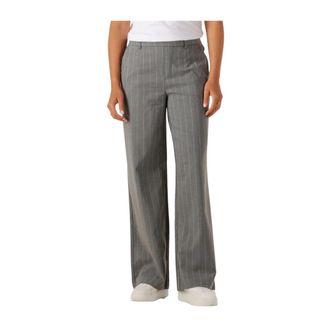 Object Weite Hose f&uuml;r stilvolle Frauen - - Trousers - Damen - Grau - L