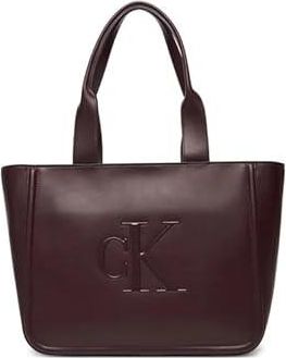 Calvin Klein Femme Sac fourre-tout Bold Medium avec Logo, Taille unique