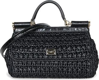Dolce & Gabbana Femme, Sacs, Noir, Taille: ONE Size Borsa
