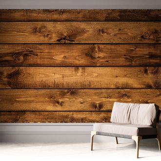 Tulup Carta Da Parati Autoadesiva - Fotomurale - Decorazione Parete - Murale - Adesivo Da Muro - Assi Di Legno 312x219 Cm