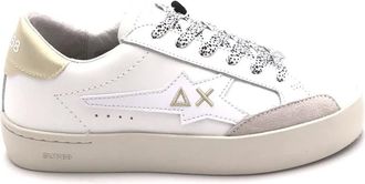 Sun 68 Femme, Chaussures, Blanc, Taille: 39 EU Katy Leather Baskets