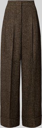 HUGO BOSS Weite Hose mit Woll-Anteil Modell Tianara