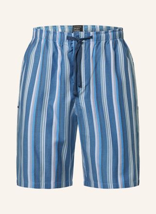 Schiesser Schlafshorts Mix+Relax blau