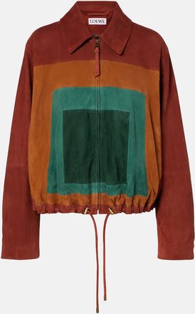 Loewe Blouson Balloon aus Veloursleder