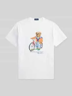 Polo Ralph Lauren Slim Fit T-Shirt mit Polo Bear Print