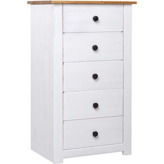 vidaXL Buffet Blanc 46x40x89 cm Pin Gamme Panama - Vidaxl