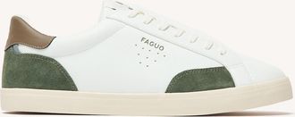 Faguo Baskets blanc et kaki