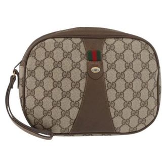 Gucci Pre-owned Vintage Clutch - Femme - Pre-owned - Brun - Taille: ONE Size