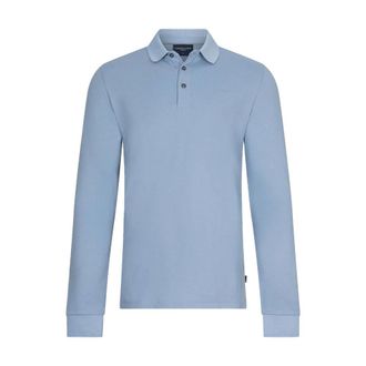Cavallaro Homme, Tops, Bleu, Taille: XL Polo &agrave; Manches Longues Basso