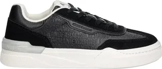 A|X Armani Exchange Baskets avec empi&egrave;cements en daim - Homme - Chaussures - Noir - Taille: 46 EU