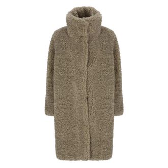 Roberto Ricci Design Rrd, Femme, Manteaux, Beige, Taille: 38 FR Veste en fausse fourrure