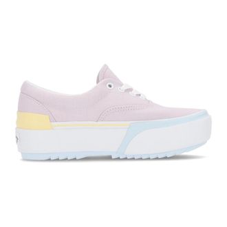 Vans Pastell Low Top Sneaker mit Plateau - - Shoes - Damen - Rosa - 39 EU