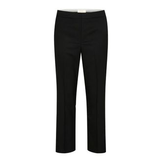 Part Two Schwarze Straight Leg Hose - - Trousers - Damen - Schwarzk - XS