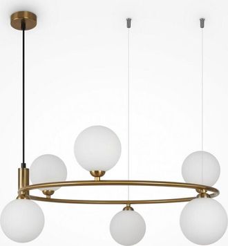 Maytoni Maytoni - Ring Plafonnier suspendu moderne à 6 lumières en laiton G9