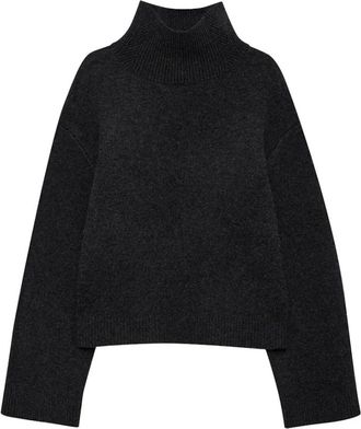 Anine Bing Alma Rollkragenpullover - - Knitwear - Damen - Grau - M