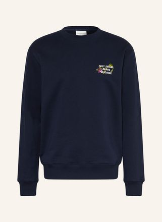 Dr&ocirc;le de Monsieur Dr&ocirc;le De Monsieur Sweatshirt Le Sweatshirt Vine Embroidered Slogan blau