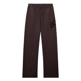 GCDS Gcds, Femme, Pantalons, Brun, Taille: 38 FR Pantalon de surv&ecirc;tement Logo Lounge