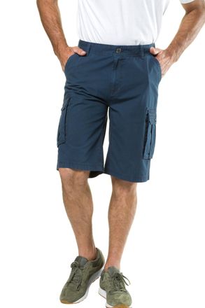 JP1880 Herren gro&szlig;e Gr&ouml;&szlig;en &Uuml;bergr&ouml;&szlig;en Menswear L-8XL bis 70, Cargo-Bermuda, Shorts, Kurze Hose, 6 Taschen, Nachtblau 58 717028 79-58