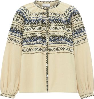 Antik Batik Blouse Luna Cr&ecirc;pe de Coton Antik Batik