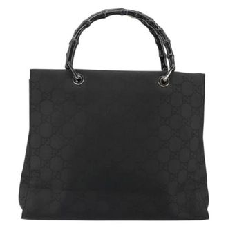 Gucci Sac &agrave; main vintage en cuir Pre-owned - Femme - Pre-owned - Noir - Taille: ONE Size