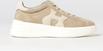 Hogan Baskets Rebel en cuir et daim avec semelle chunky