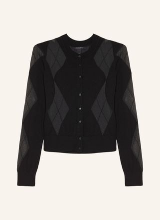 AllSaints Allsaints Strickjacke Bern Im Materialmix schwarz