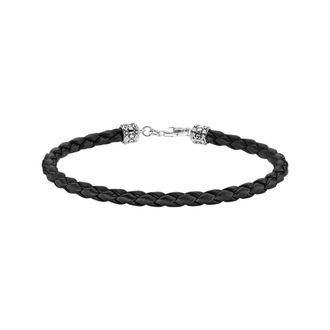 Thomas Sabo Geflochtenes Lederarmband - - Accessories - unisex - Schwarzk - ONE SIZE