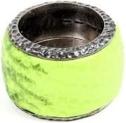 Bottega Veneta Femme, Accessoires, Jaune, Taille: 50 MM Intrecciato Leather Ring