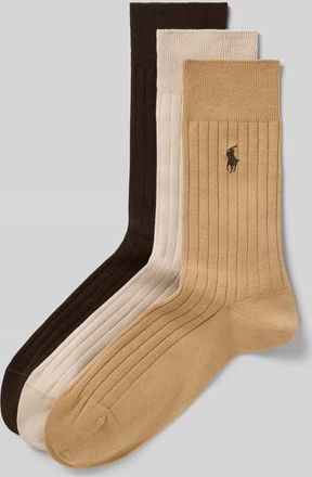 Ralph Lauren Socken aus Baumwoll-Mix im 3er-Pack
