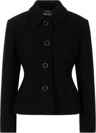 Chlo&eacute; Femme, Vestes, Noir, Taille: 40 FR Tailored Fitted Jacket